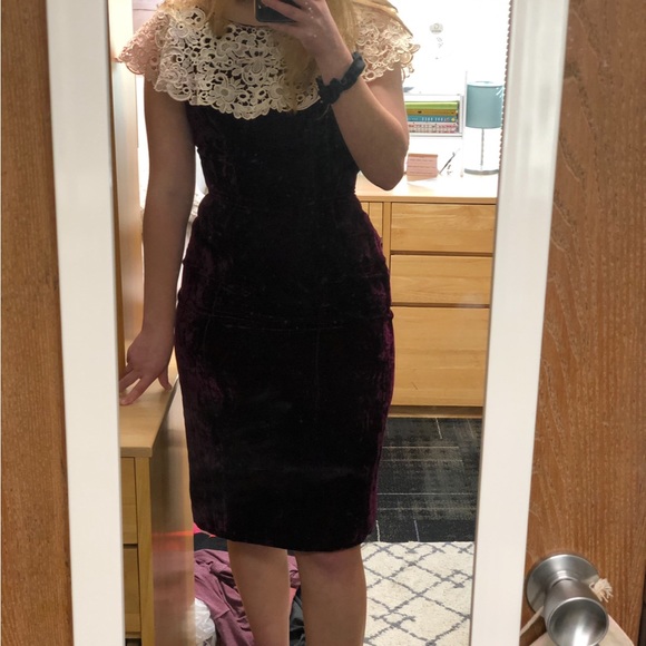 Unique Vintage | Dresses | Deep Red Gorgeous Suzy Perette 95s Velvet ...